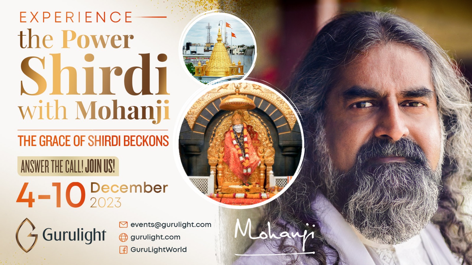 Shirdi with Mohanji 2023 - Gurulight